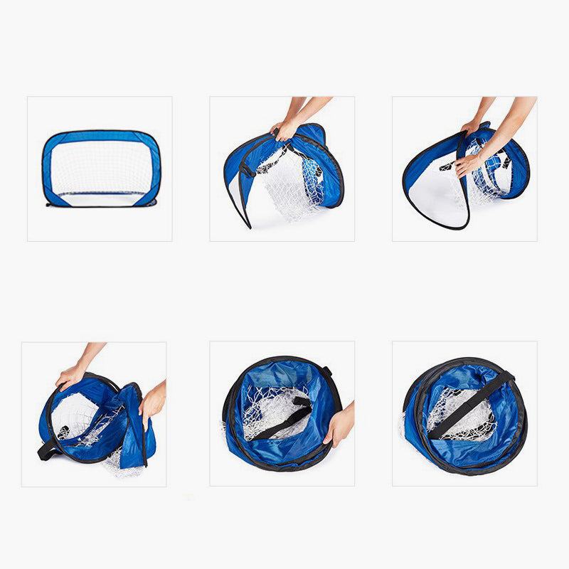 Portable foldable storage football goal – Topko-store