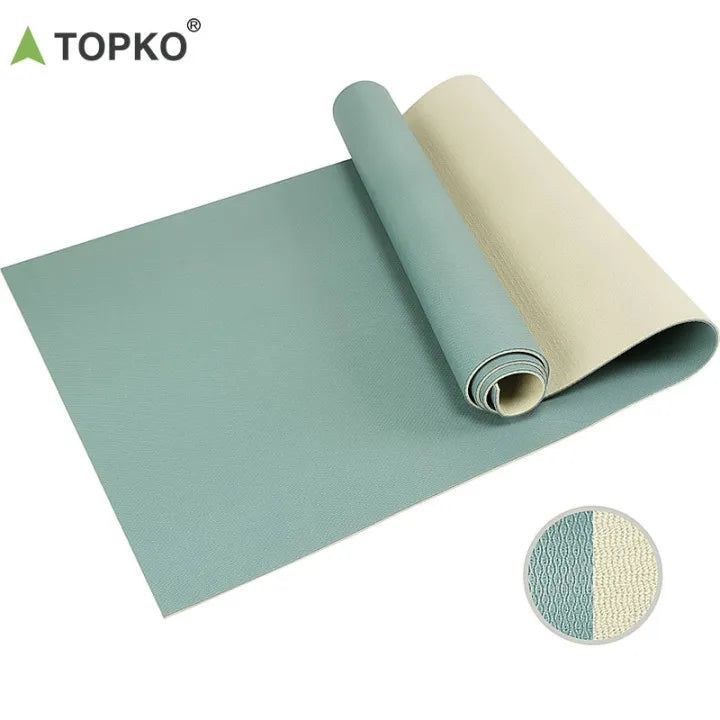 Two-Color PVC Yoga Mat – Topko-store